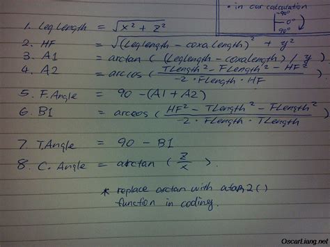Inverse Kinematics For Hexapod And Quadruped Robots Oscar Liang