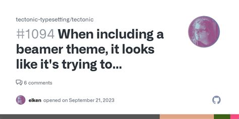 When Including A Beamer Theme It Looks Like Its Trying To Recursively Include Every Font On My