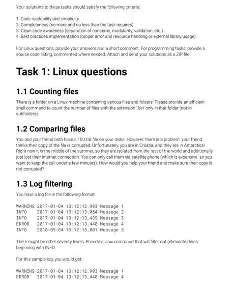 Solved Your Solutions To These Tasks Should Satisfy The Following