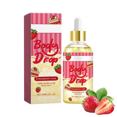 Body Juice Oil Strawberry Shortcake Strawberry Body Oil