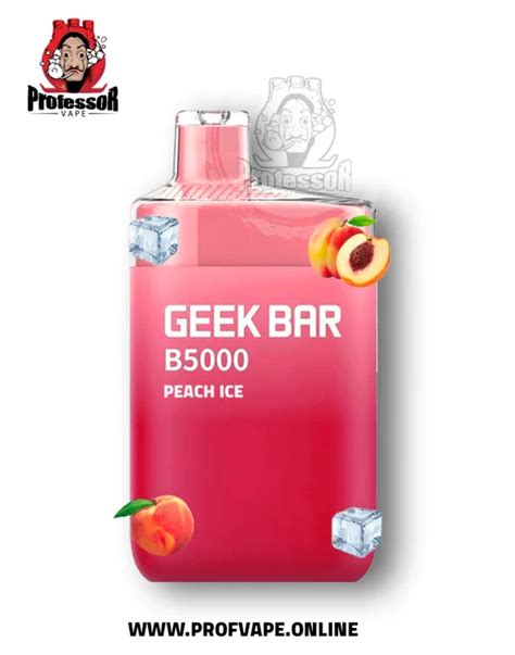 Geek Bar Disposable 5000 Puffs Peach Ice In Saudi Arabia