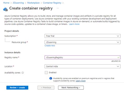 Deploy And Run Net Core 7 Web Api On Azure Container Registry And Container Instance