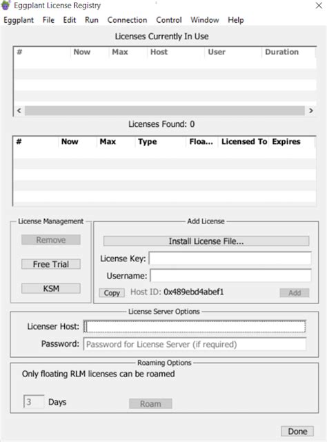 Eggplant Functional のライセンス認証 Epf Docs