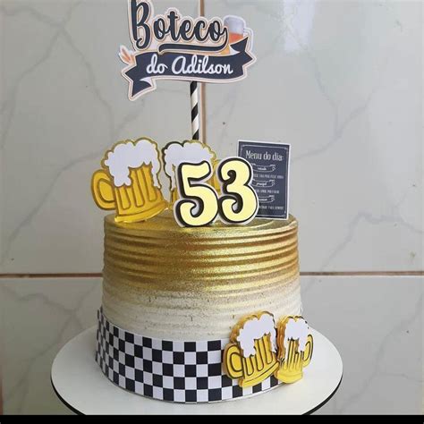 Arquivo De Corte Topo De Bolo Boteco Elo7 Produtos Especiais