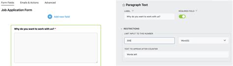 Limit The Number Of Characters Or Words In The Wordpress Form Field