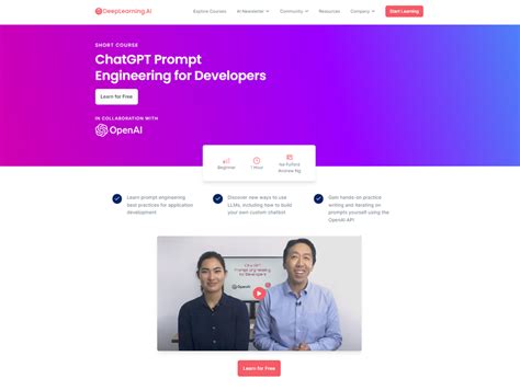 Enhance Your Development Workflow With “chatgpt Prompt Engineering For Developers” Course By