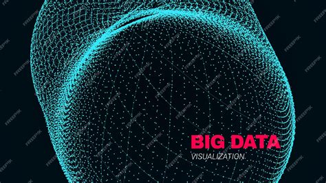 Premium Vector Big Data Circular Visualization