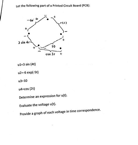 Solved Let The Following Part Of A Printed Circuit Board Chegg