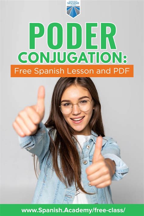 Poder Conjugation Free Spanish Lesson And Pdf