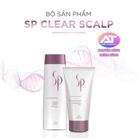 Dầu Gội Wella Sp Clear Scalp Làm Sạch, Loại Bỏ Gàu Cho Da Đầu Êm Nhẹ 250ml/1000ml | Shopee Việt Nam