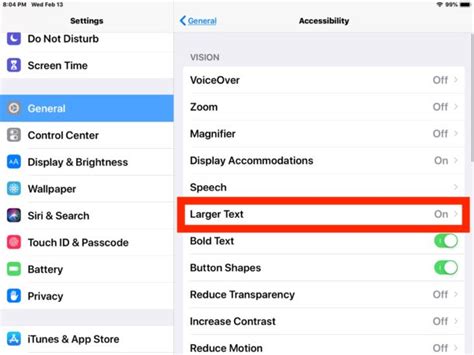 How To Make Text Size Much Larger On Ipad