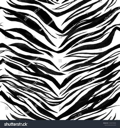 Zebra Seamless Pattern Background Design Wallpaper Stock Illustration Shutterstock