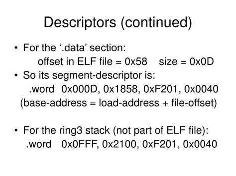 Ppt Interfacing With Elf Files Powerpoint Presentation Free Download