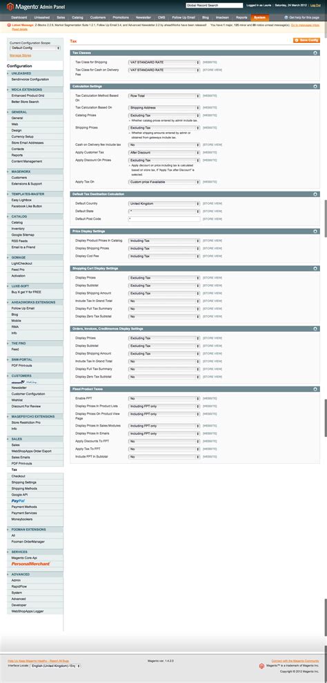 magento tax calculation for logged in users stack overflow