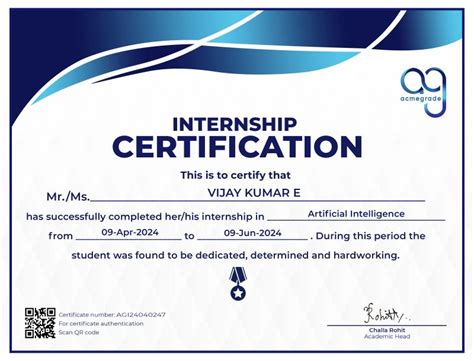 vijay kumar e on linkedin artificialintelligence internship ai learning careergrowth