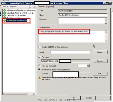 Sccm 2012 Sp1 Bitlocker Encryption Task Sequence Best Practice Configuration Manager 2012