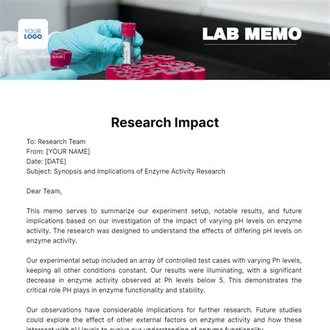 Free Lab Memo Template To Edit Online