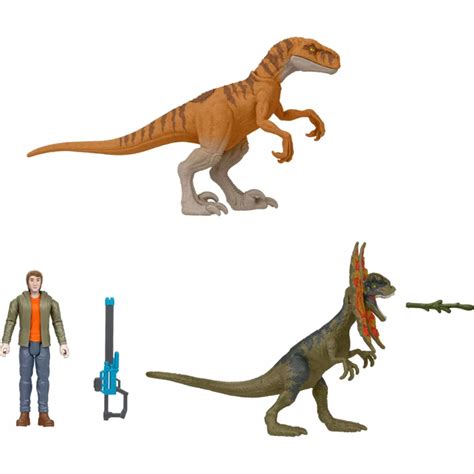 Set Figuras Jurassic World Chaos Theory Ben Escape Angelitos A La Moda