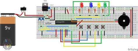 Genius Com Arduino Circuito Maker