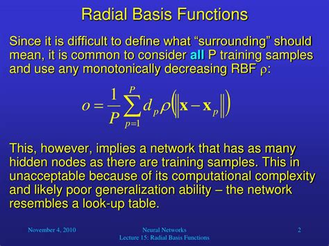 PPT Radial Basis Functions PowerPoint Presentation Free Download ID