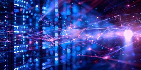 Premium Photo Secured Data Center With Hightech Server Racks Digital Connections Network