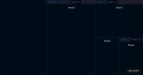 Customheader Dockview Codesandbox