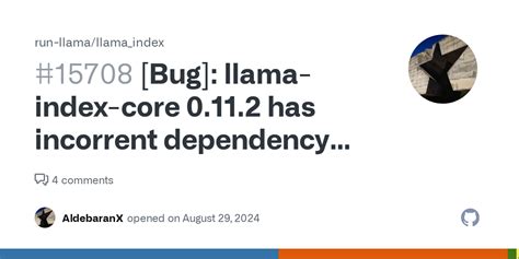 [bug] Llama Index Core 0 11 2 Has Incorrent Dependency Set On Pydantic Version · Issue 15708