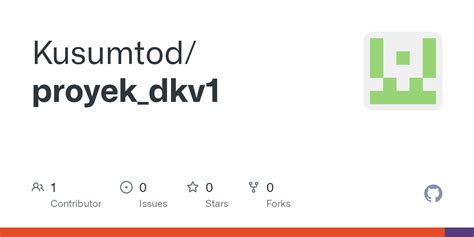 GitHub Kusumtod Proyek Dkv