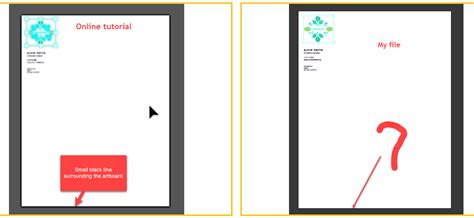 solved line surrounding the artboard adobe product community 13349437