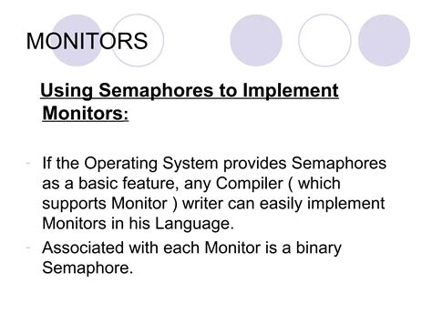 Operating System Monitors Presentation Ppt