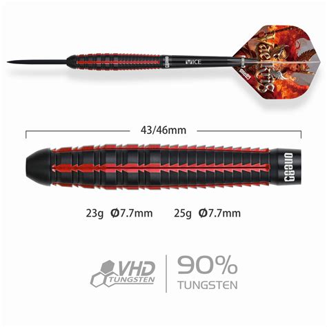 One80 Vaelkris Darts Steel Tip 90 Tungsten V05