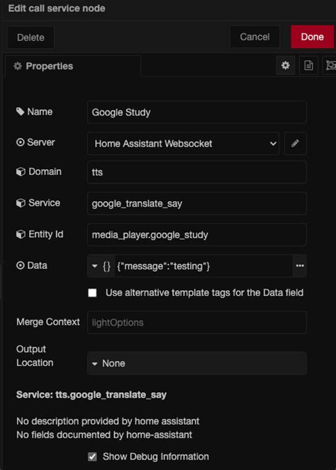 Google Say From Node Red Errors Node RED Home Assistant Community
