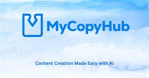 Mycopyhub Review 2024 Best Ai Content Creation Tool