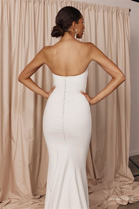 Phoebe Strapless Wedding Dress Grace Loves Lace Us