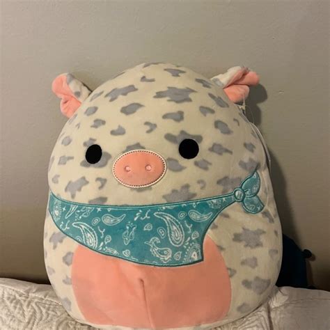 Rosie The Pig With Blue Bandana Squishmallow Easter Collection 12