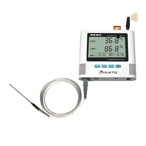 Pt100 Temperature Gsm Temperature Sensor Sms Data Logger With Calibration Certificate