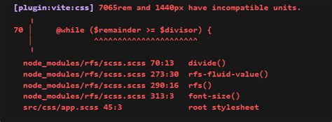 Rem And Px Have Incompatible Units In Rfs Breakpoint · Issue 446