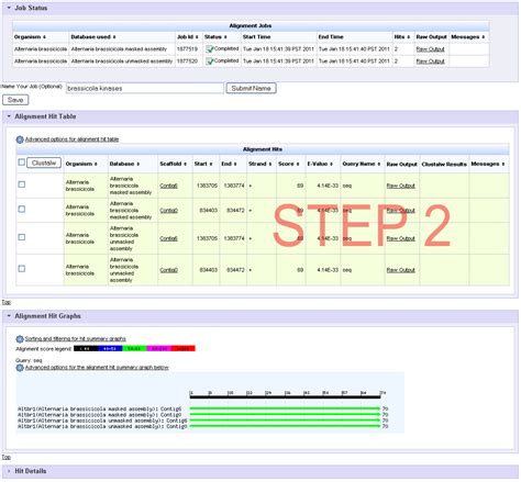 blast query page tiny screenshot