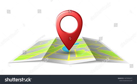 Map Localization Place Pin Location Illustration Stock Vector Royalty Free 1879999477