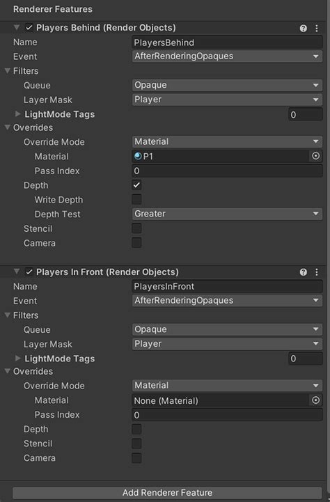 How To Render Players Silhuette Color In A Local Multiplayer Using Shadergraph Urp