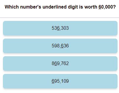 Place Value Find Digit Value In A Number Quiz A Quiz Com
