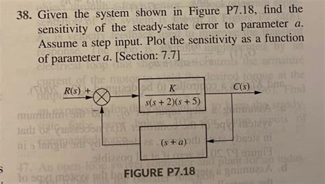 Solved 415 38 Given The System Shown In Figure P718 Find
