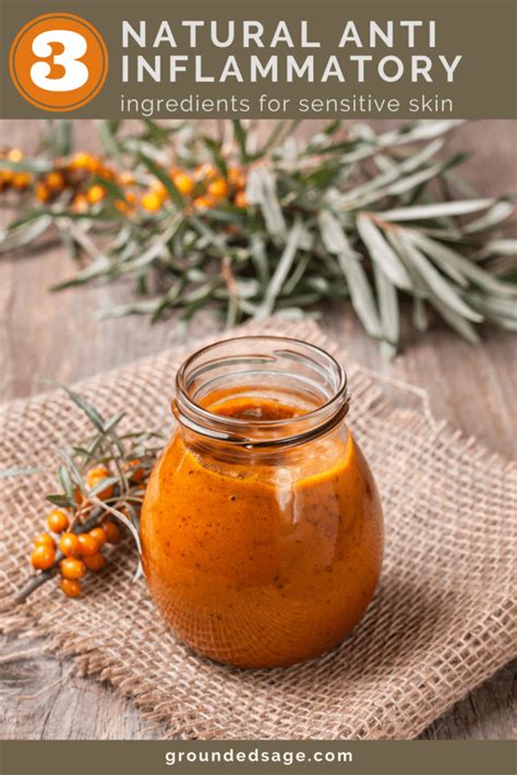 Natural Anti Inflammatory For Skin 3 Ingredients Skincare Ingredients