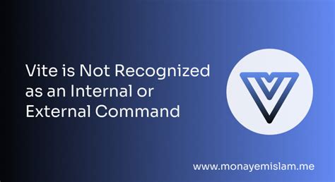 Quick Fix Vite Is Not Recognized As An Internal Or External Command