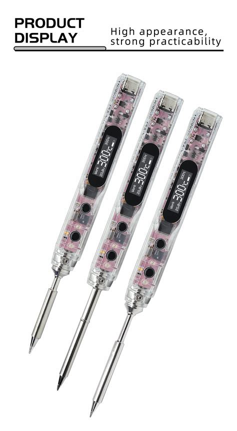 Portable Oled Soldering Iron Sequre Si012 Pro Max With 1 Tip Si C1 Kit Megadron