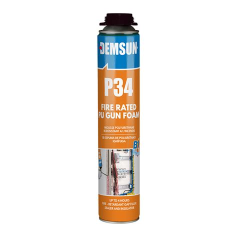 P34 Fire Rated Pu Gun Foam B1 Fire Resistant Polyurethane Expanding