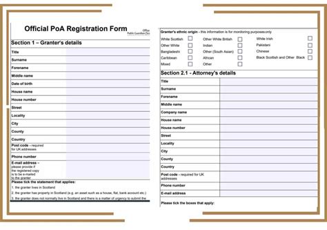 Power Of Attorney Scotland [free Template Download] Free Lasting Power Of Attorney Uk Form