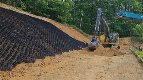Geoweb Provides Slope Protection For Gun Range Construction