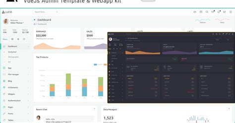 lucid vuejs admin template and webapp kit admin templates ft digital