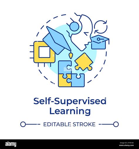 Self Supervised Learning Multi Color Concept Icon Training Model With Large Dataset Generative